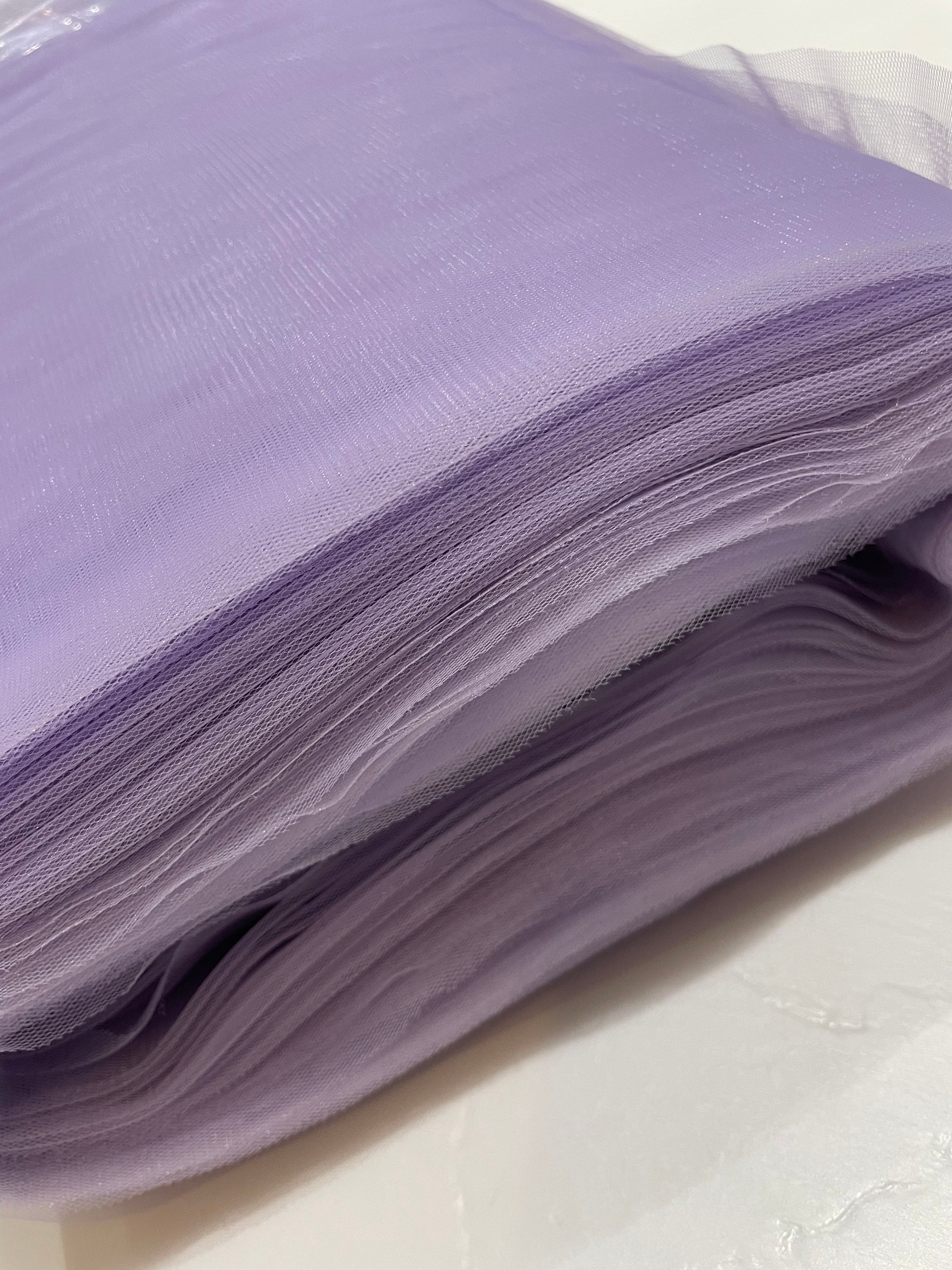 Extra Wide Violet Purple Soft Bridal Tulle Veiling Fabric 300cm Wide ...