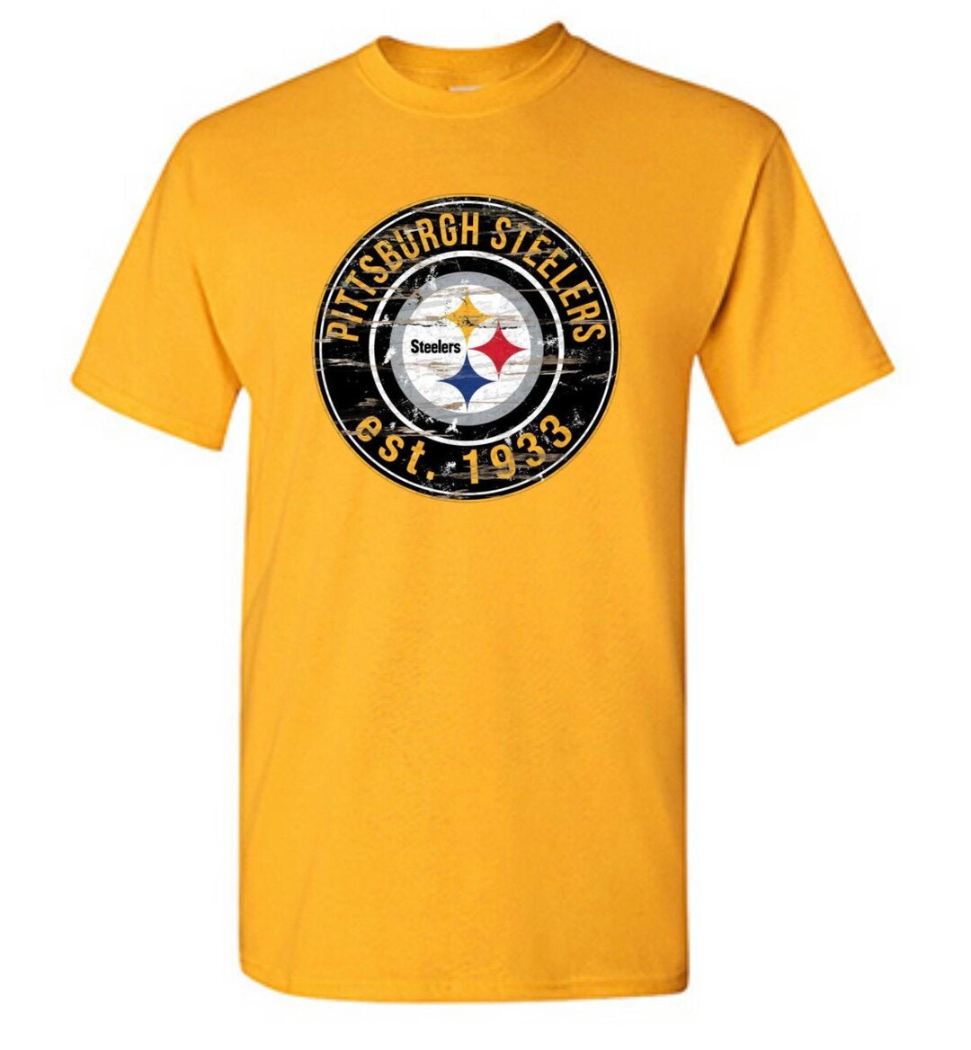 Steelers Vintage Throwback T-shirt - Etsy