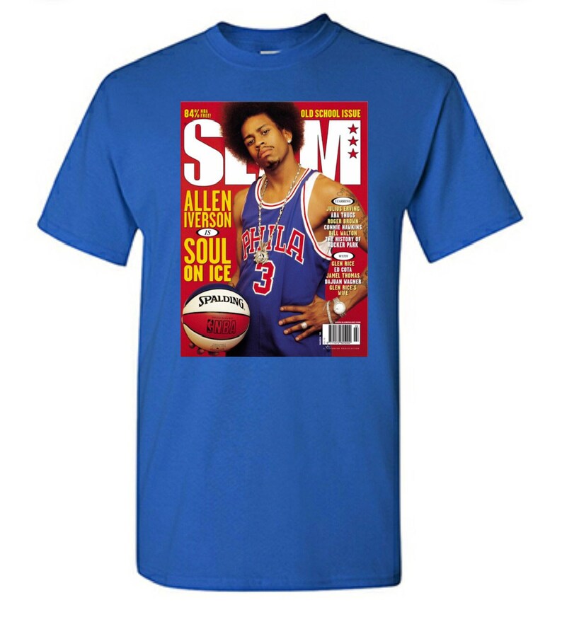 Allen Iverson Slam Magazine T-shirt - Etsy