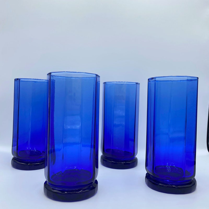 Blue Glassware - Etsy