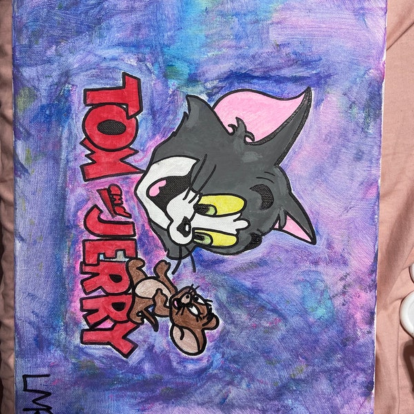 Tom Jerry Painting - Etsy