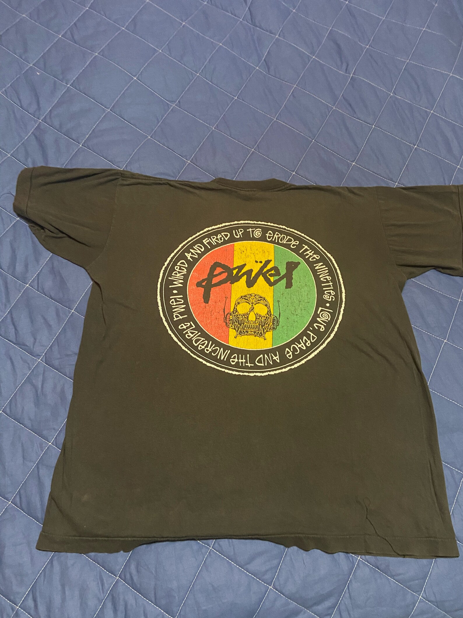 PWEI Pop Will Eat Itself T-shirt - Original Merchandise 1993-size XL - Etsy