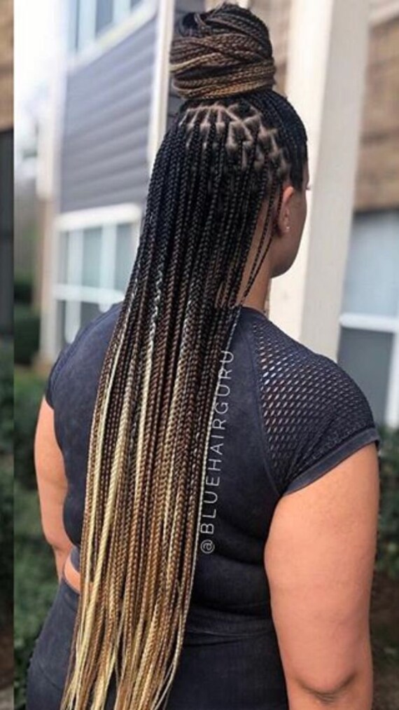 Ombre Box Braids