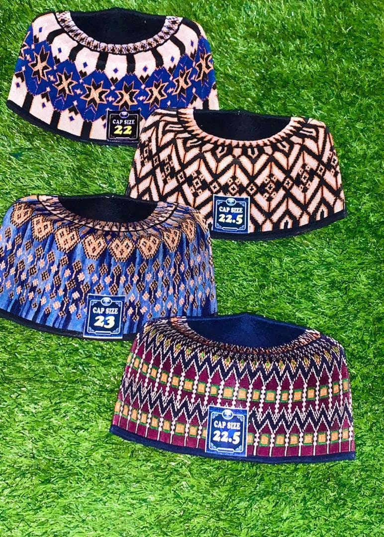 Hausa capkufi hatkufi cap Hausa multicolor cap nigerian | Etsy