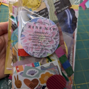 Collage Mini Zine Kit - Etsy