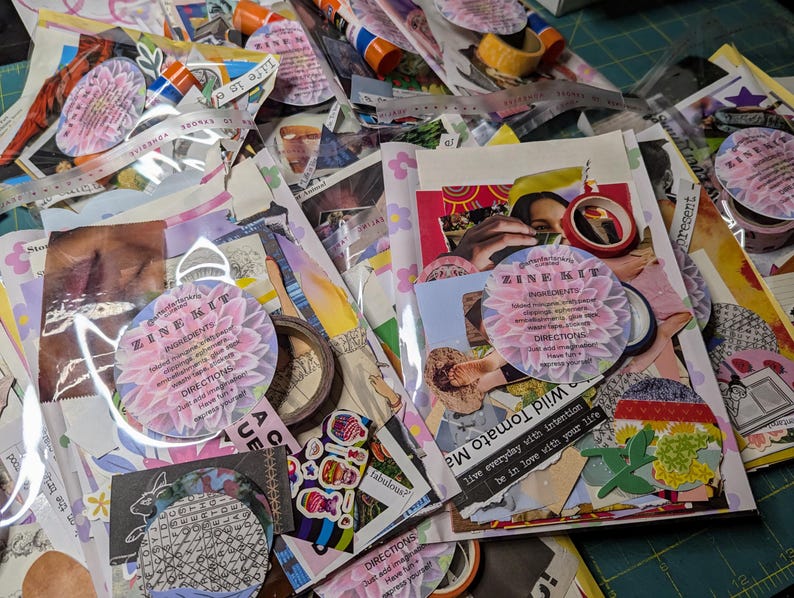 Collage Minizine Kit - Etsy