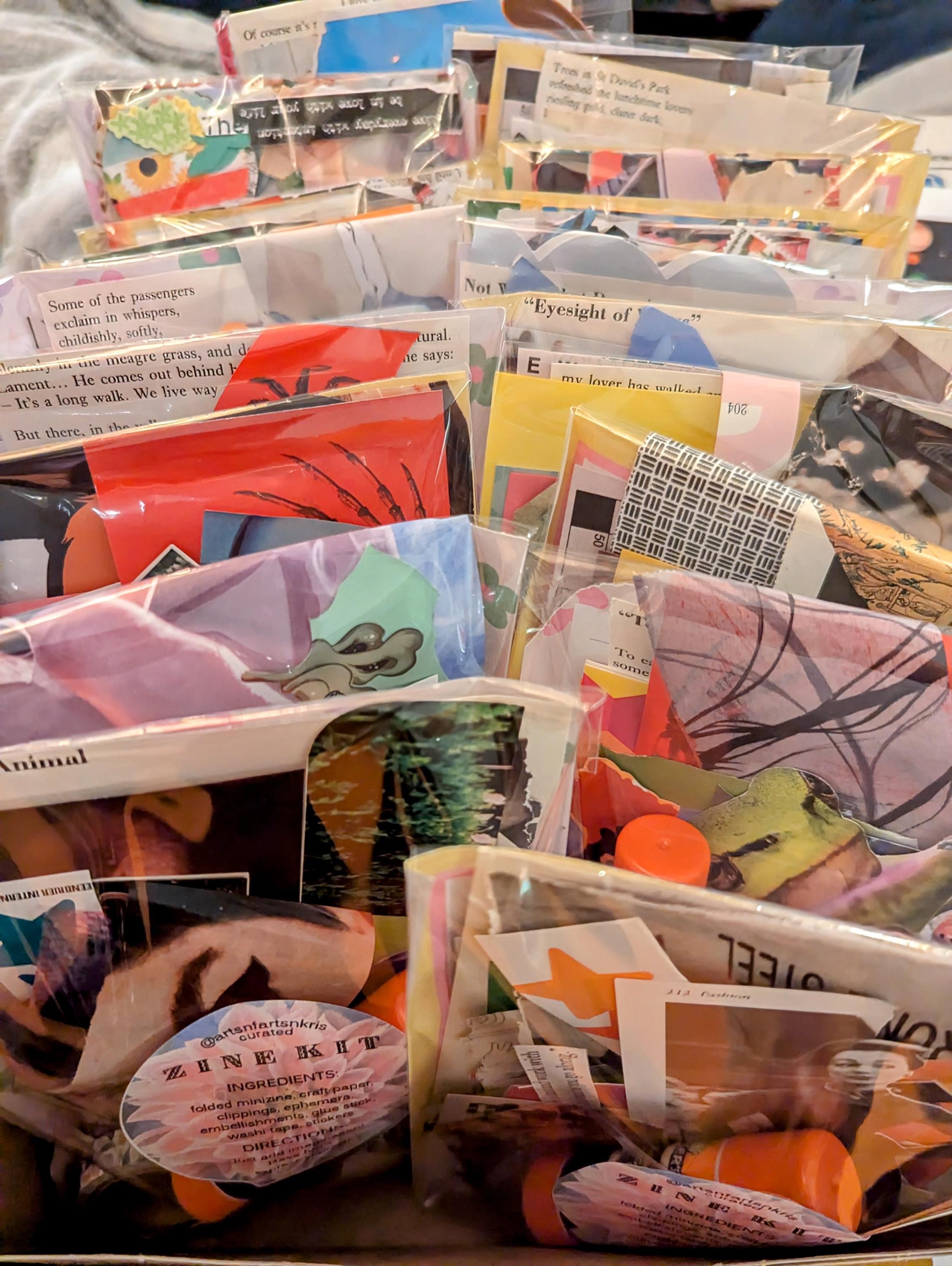 Collage Minizine Kit - Etsy