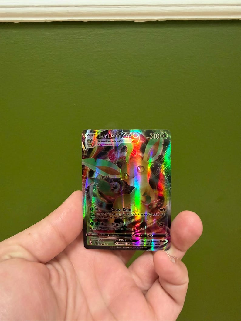 Eeveelution VMAX Holo Cards – Sylveon, Glaceon, Leafeon, Flareon Full ...