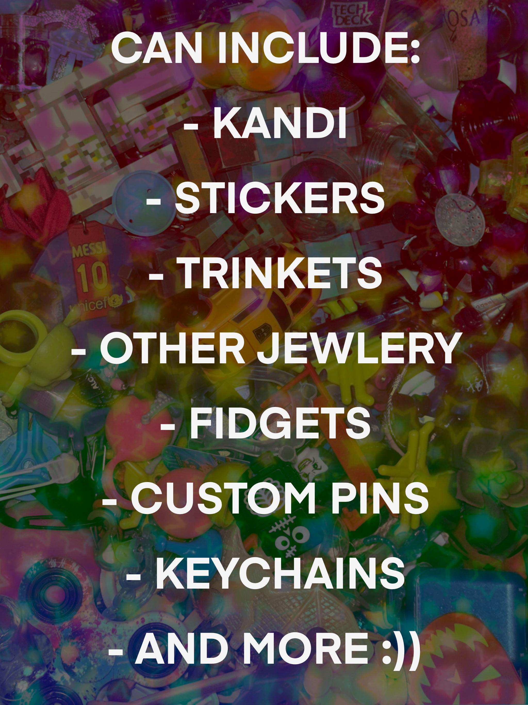 Scenecore Kidcore Decora Trinkets Accessories Kandi Mystery Scoop Bag ...