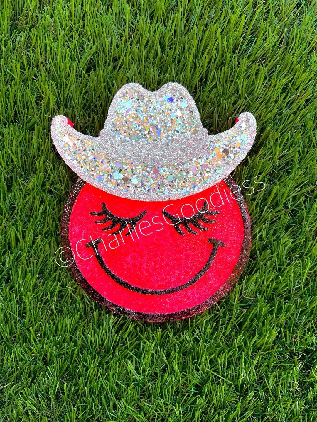 Cowgirl Smiley Face Freshie - Etsy