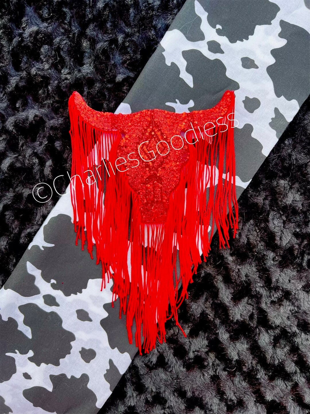 Cherry Red Aztec Bull Freshie - Etsy