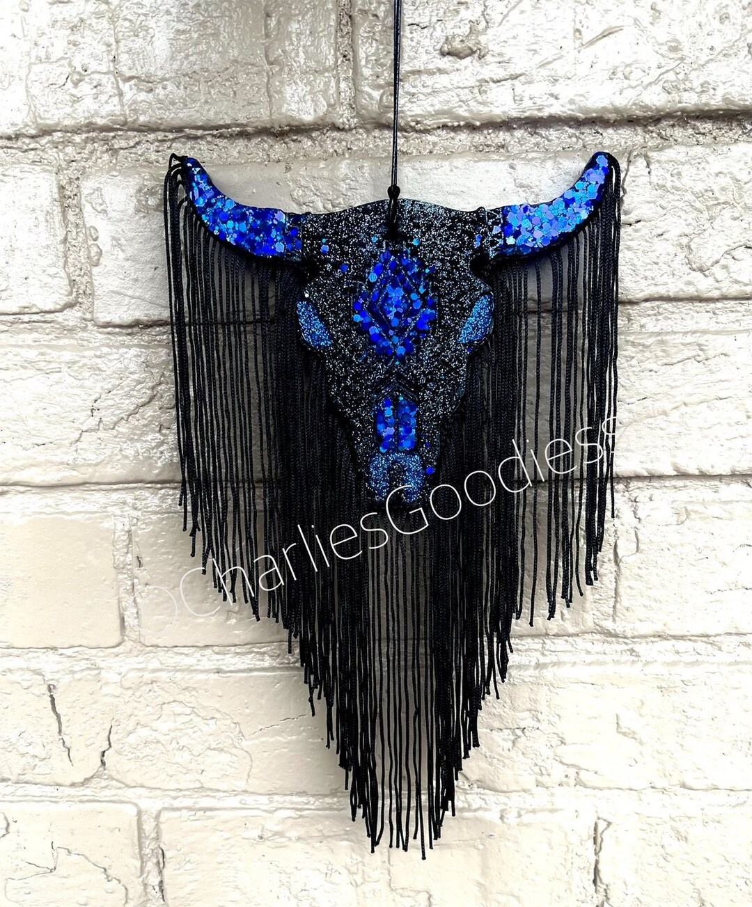 Black and Blue Aztec Bull Freshie - Etsy