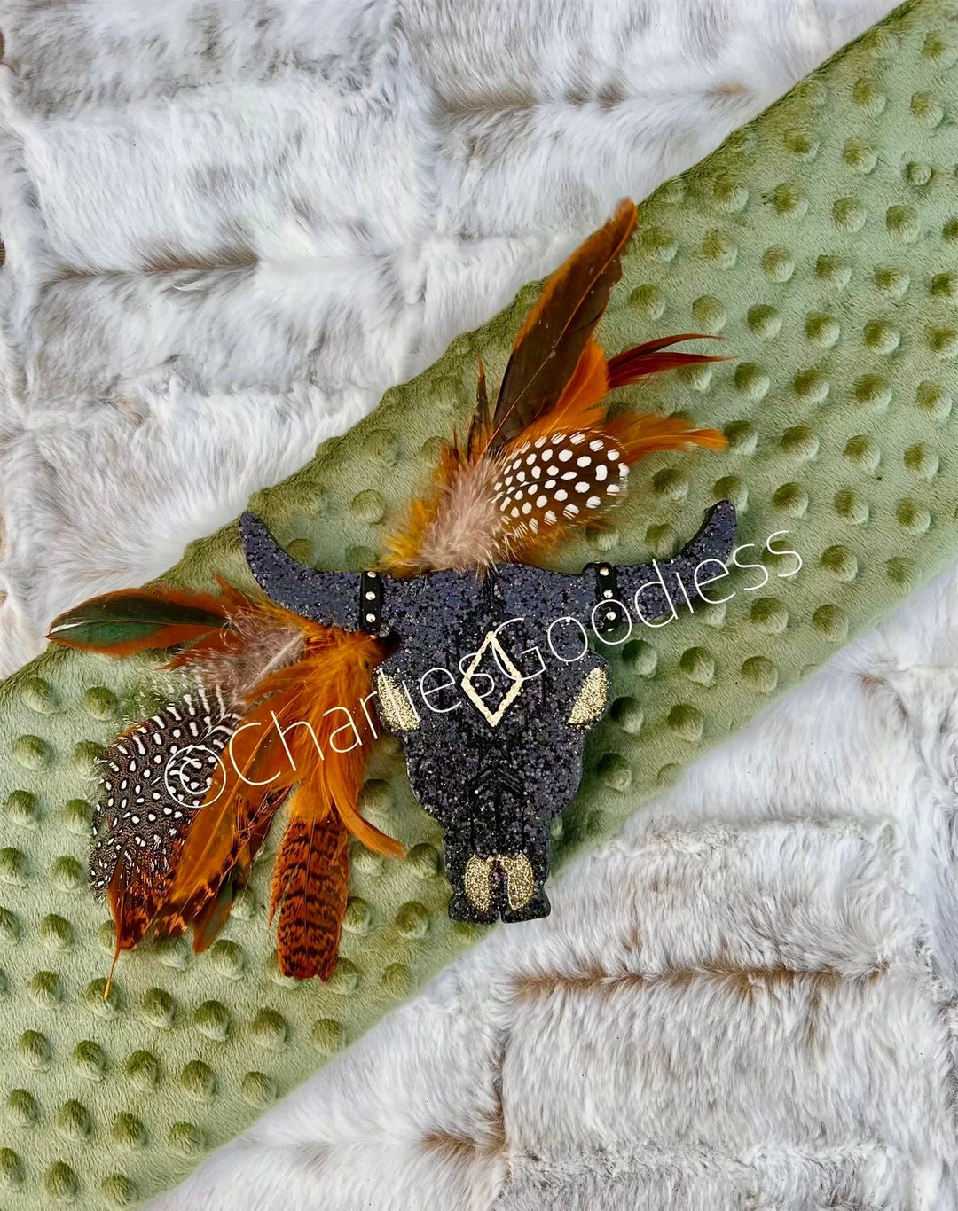 Aztec Bull With Feather Bouquet Freshie - Etsy