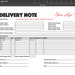 Printable and Editable Delivery Note/proof of Delivery Template in ...