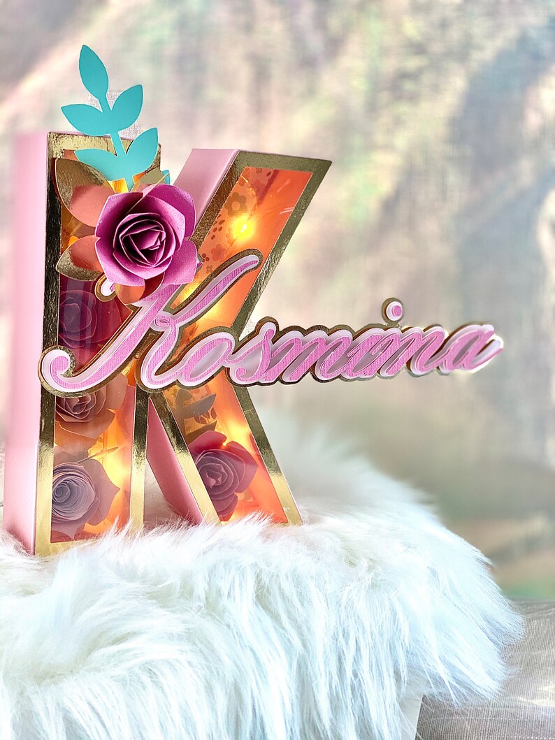 Personalized 3D Letters and Numbers, Custom Party Decorations, Themed ...