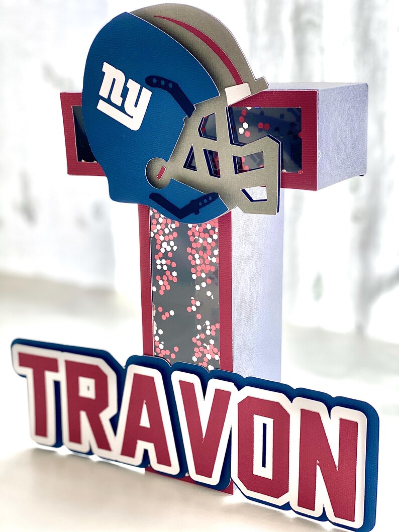 American Football NFL 3D Letters and Numbers, Cardstock Letters for ...