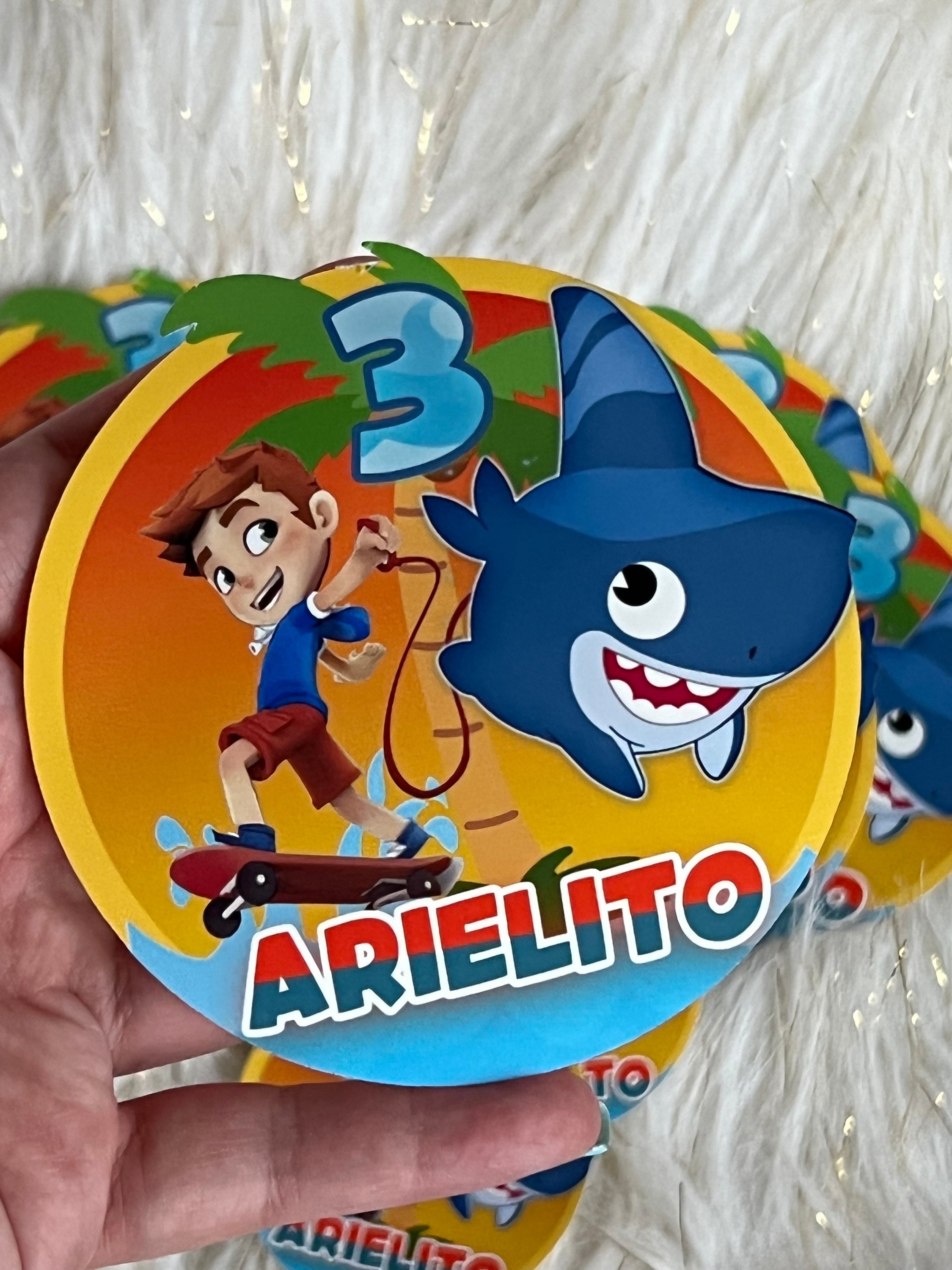 Sharkdog Custom Sticker Label for Plates and Cups Custom Vinyl Stickers ...