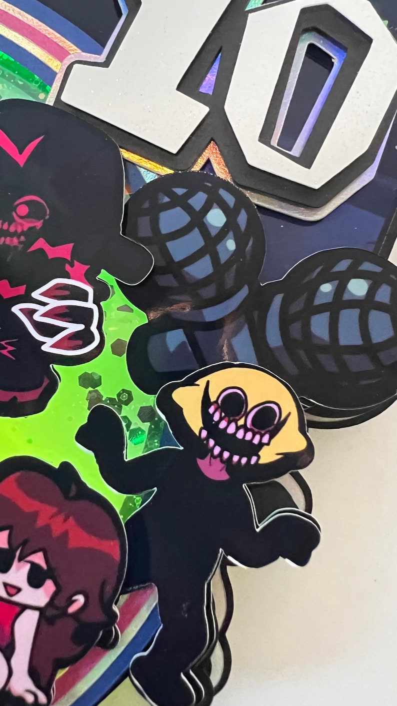 Friday Night Funky Cake Topper, FNF Cake Decoration by PAPERCRAFTSIDEAS - Etsy