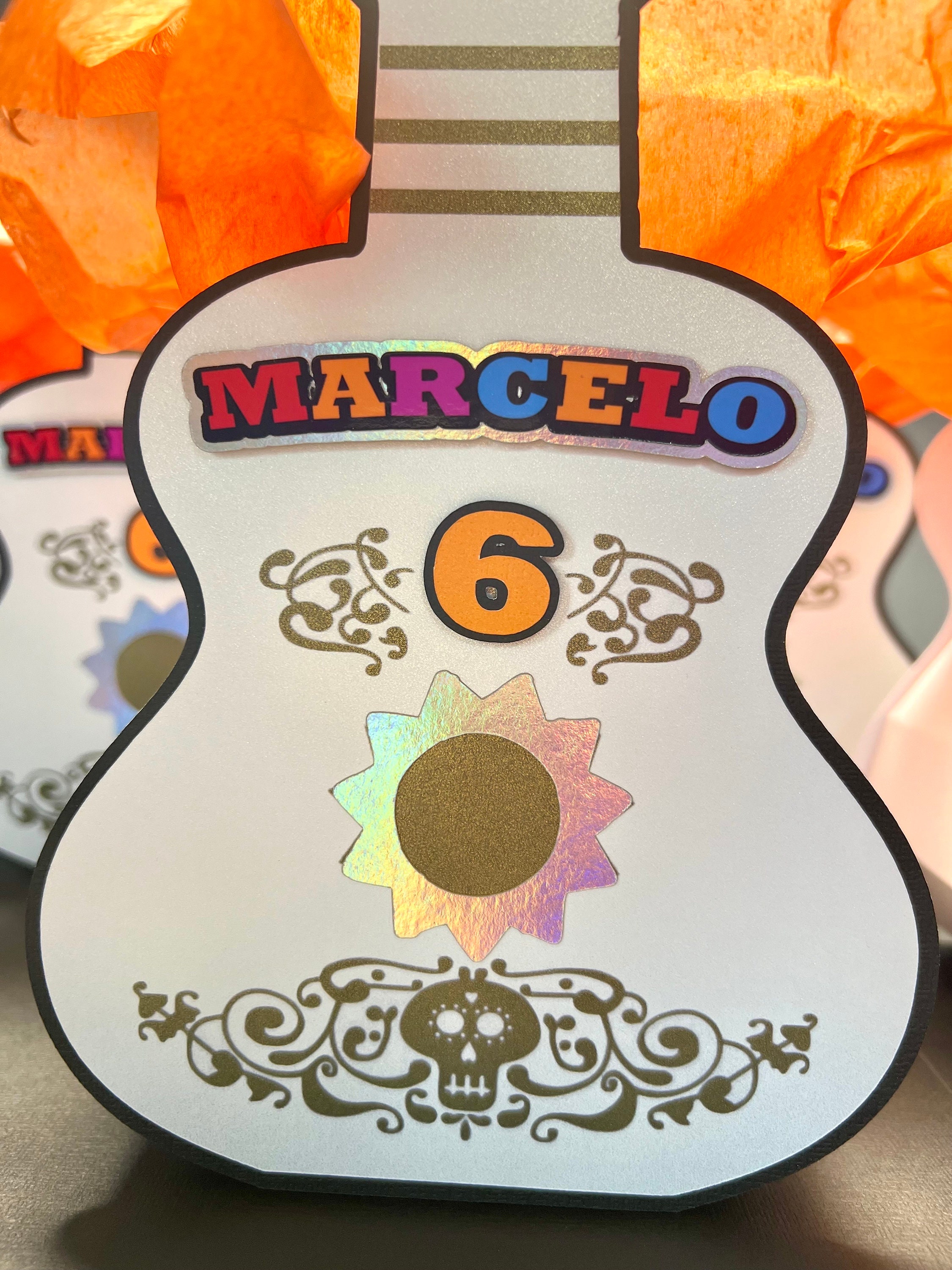 Personalized Coco Favor Box Custom Guitar Party Boxes, Coco Movie Theme ...