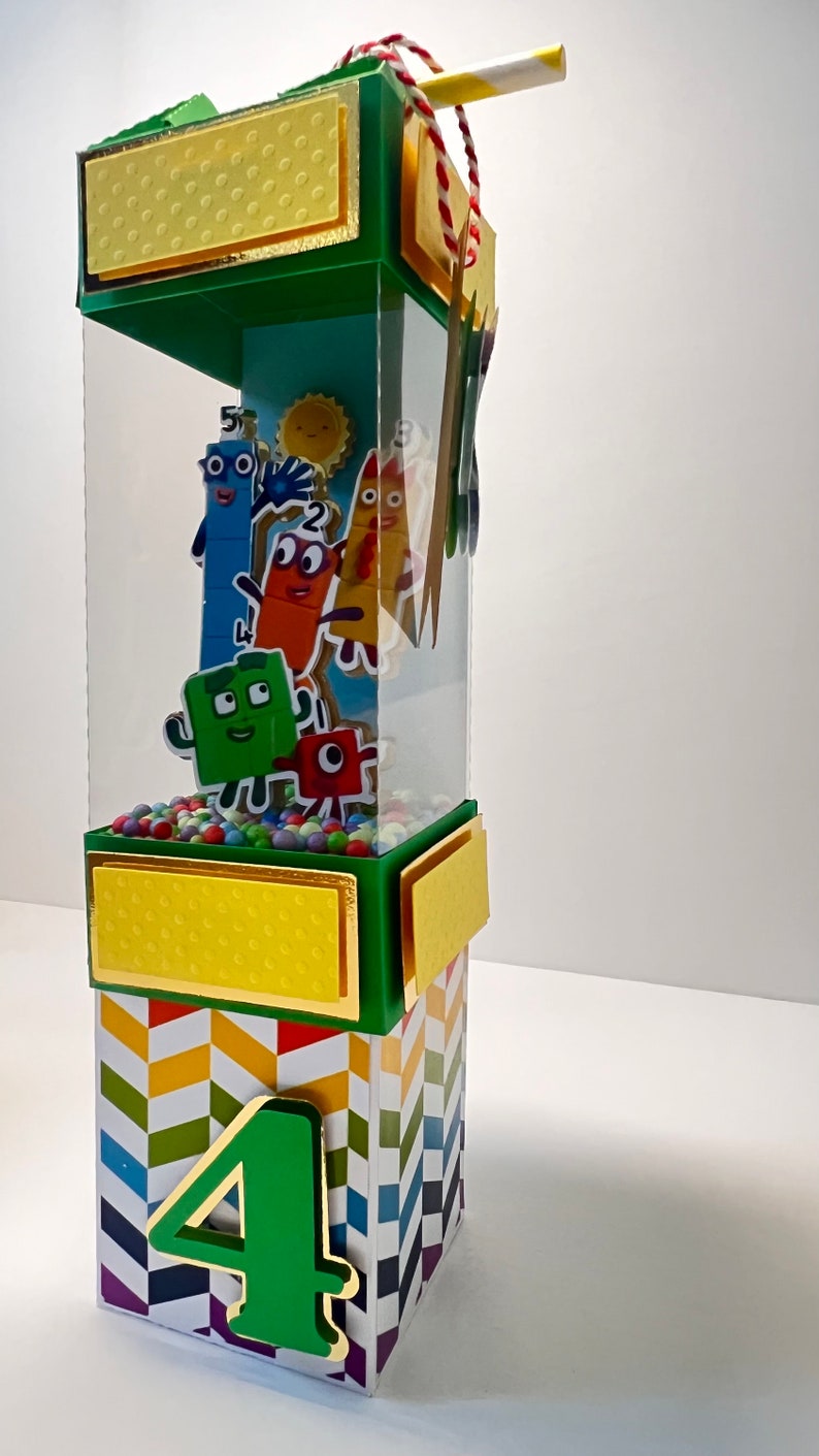 Numberblocks Favor Box, Personalized Acetate Party Box, Number Blocks ...