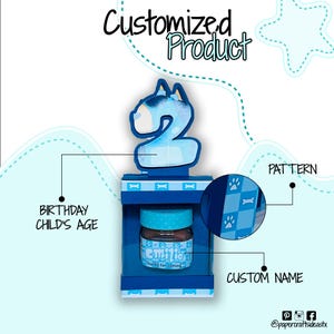 Nutella Box, Mini Nutella Decorated, Bluey Party Favors, Birthday Candy ...