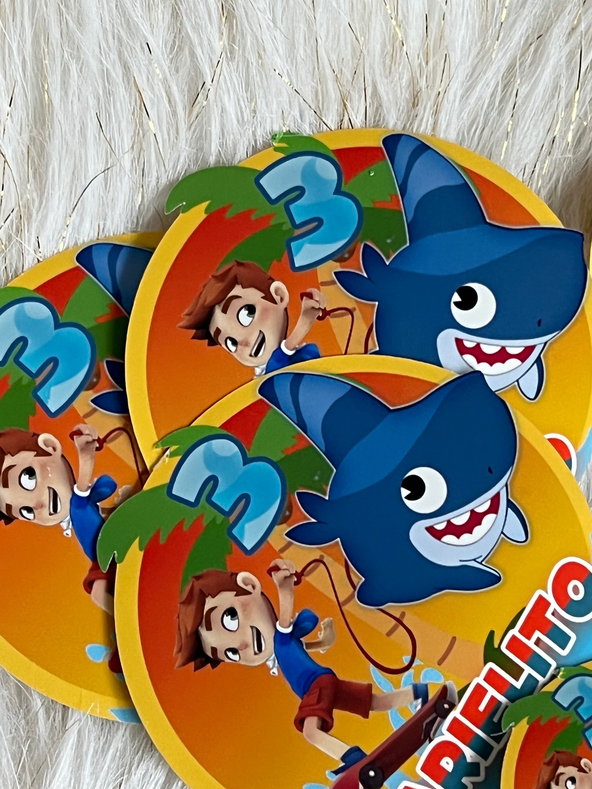 Sharkdog Custom Sticker Label for Plates and Cups Custom Vinyl Stickers ...
