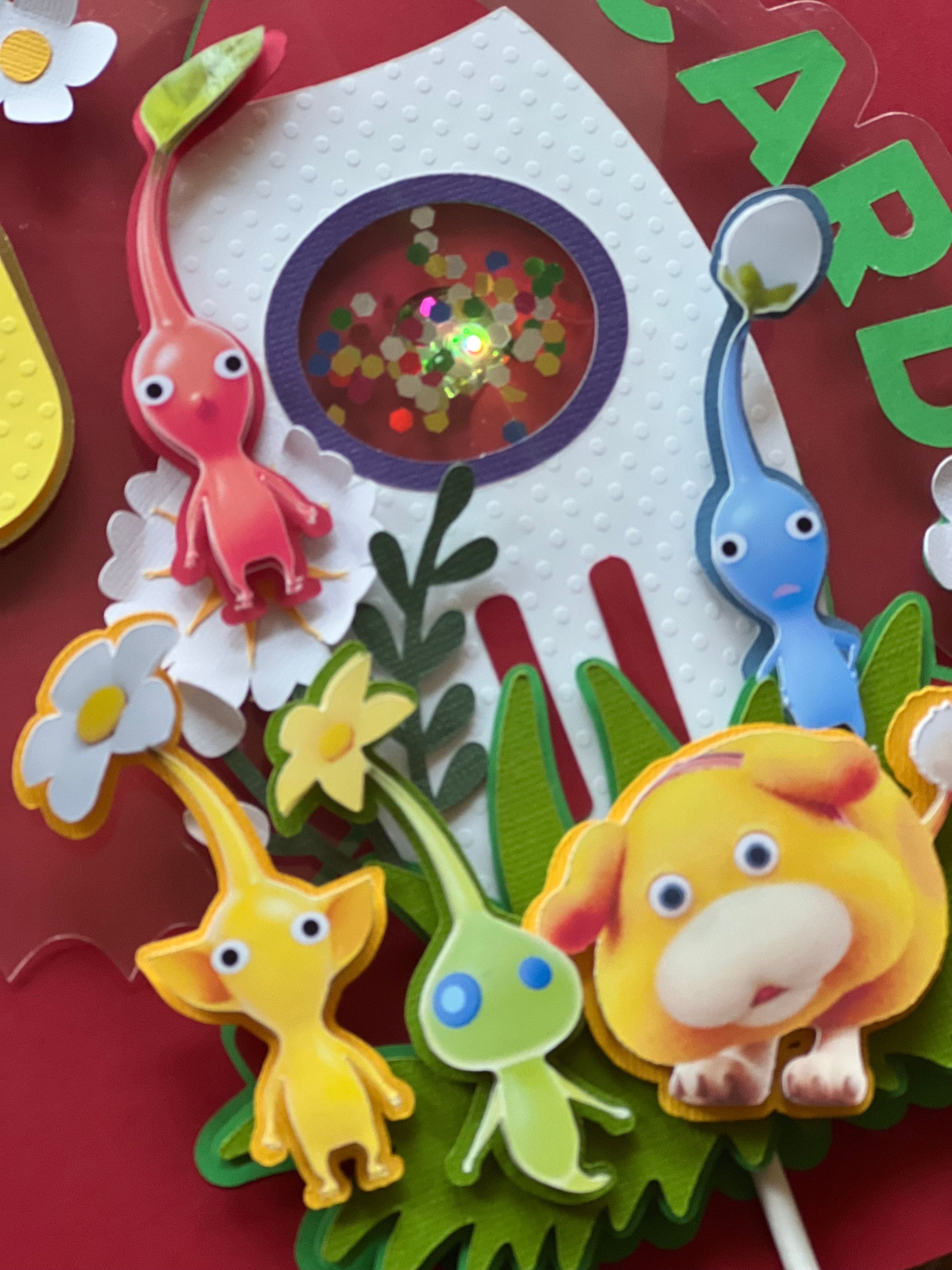 Pikmin Topper Birthday Party Decoration by PAPERCRAFTSIDEAS ...