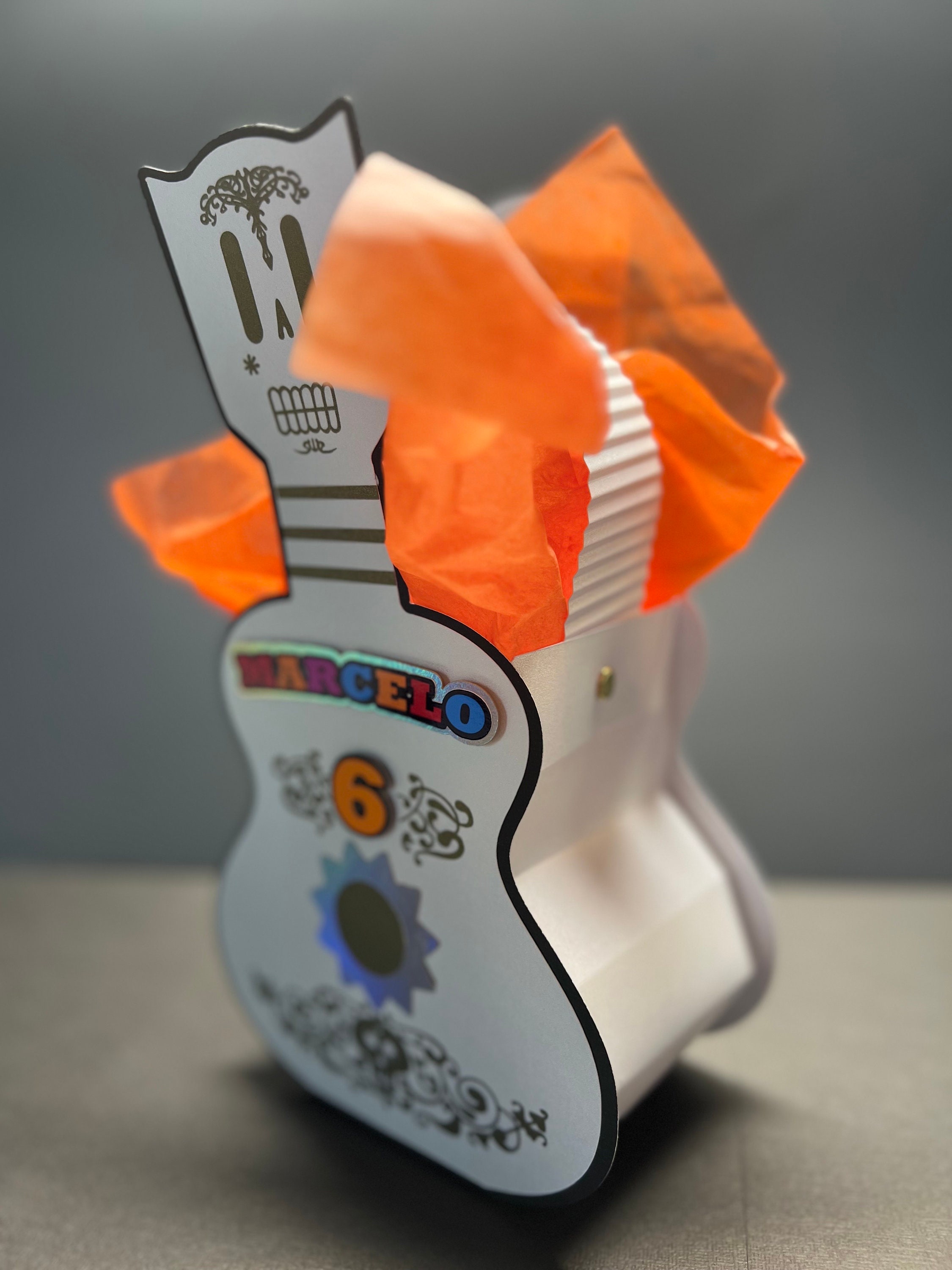 Personalized Coco Favor Box Custom Guitar Party Boxes, Coco Movie Theme ...