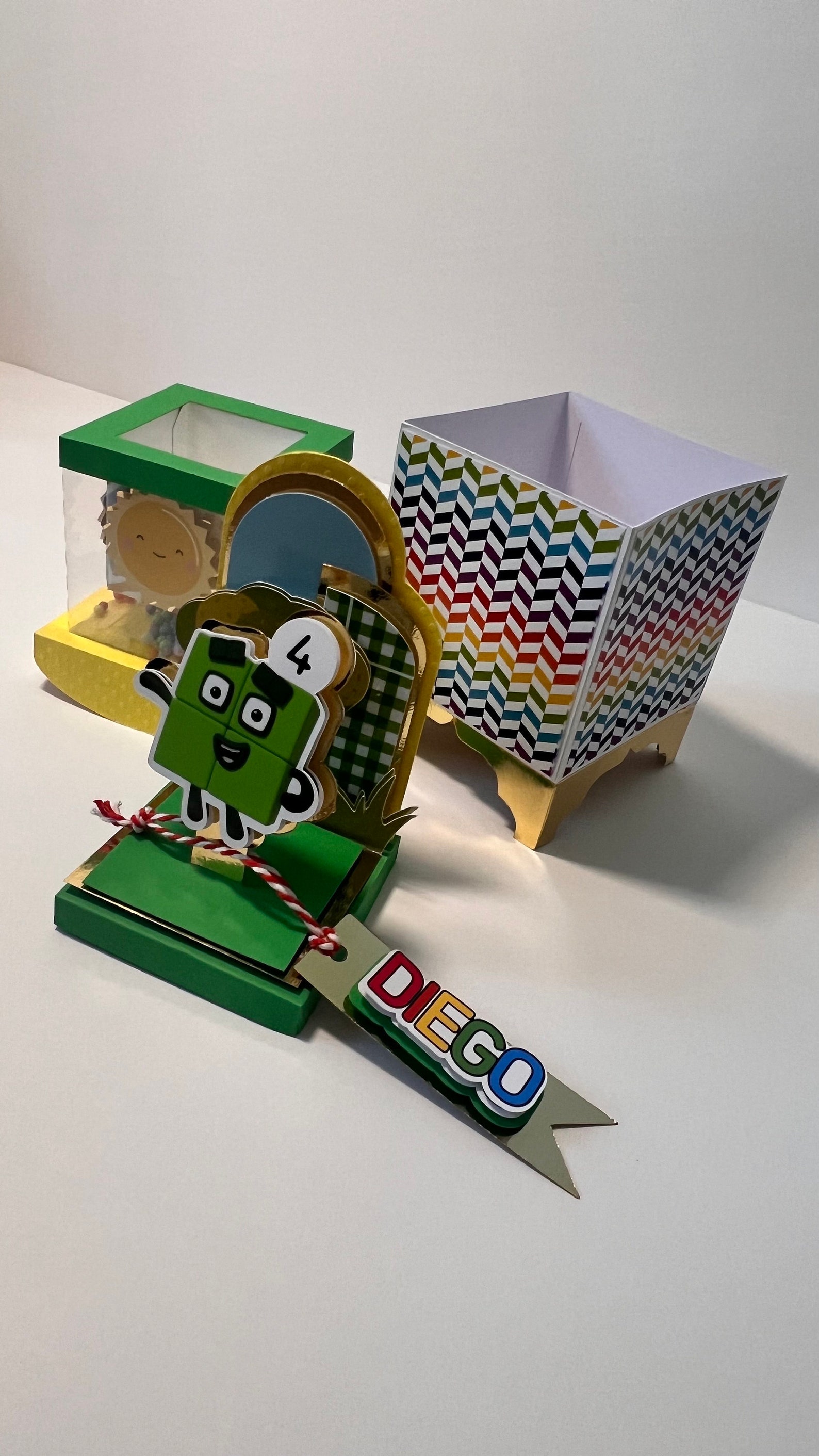 Numberblock Party Box, Custom Candy Treats, Numberblocks Themed Party ...