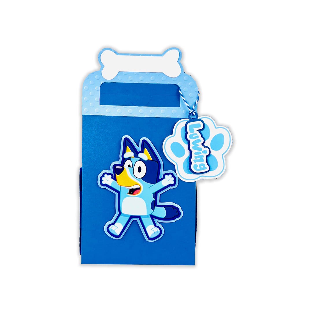 Bluey Party Favors - Bluey & Bingo Party Bags, Custom Candy Treat Boxes ...