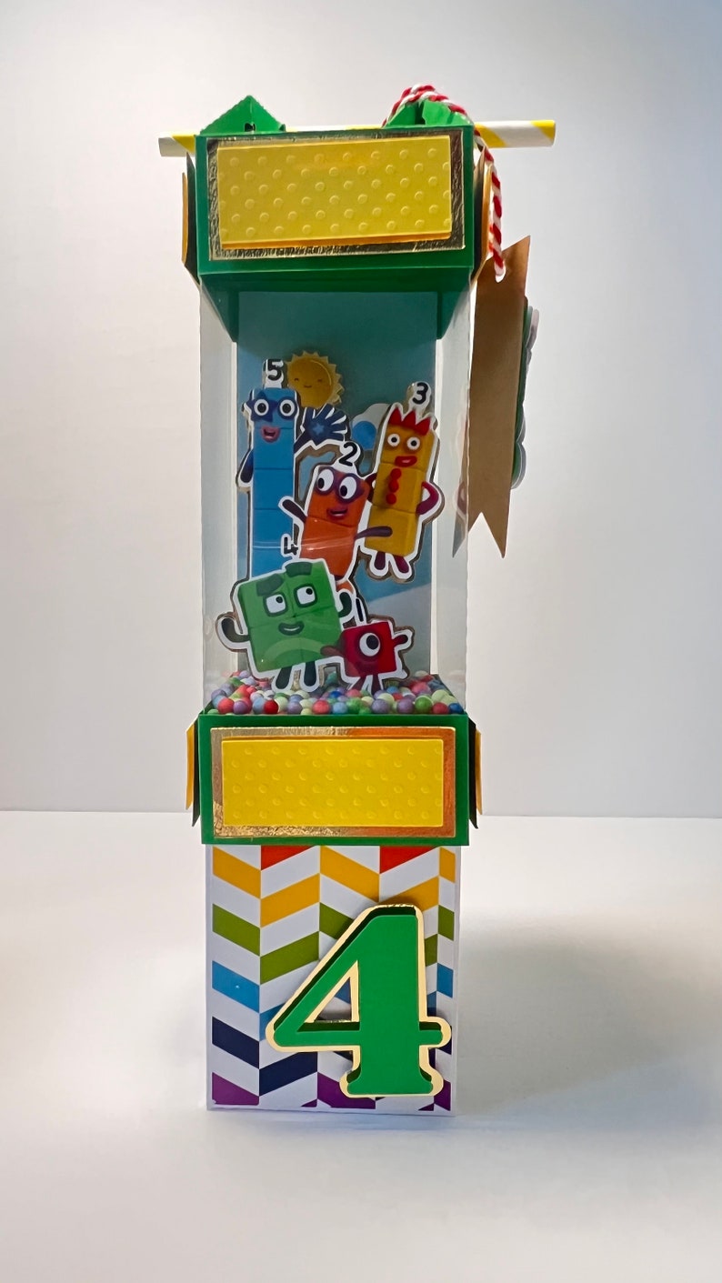 Numberblocks Favor Box, Personalized Acetate Party Box, Number Blocks ...