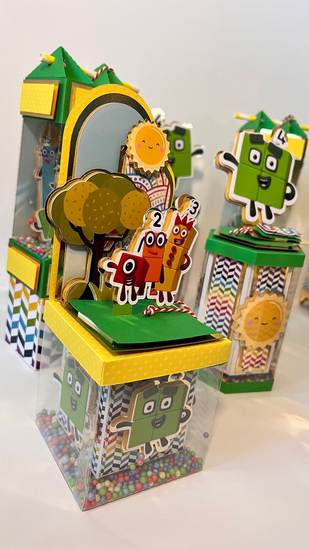 Numberblocks Treat Box, Numberblocks Party Decoration by ...