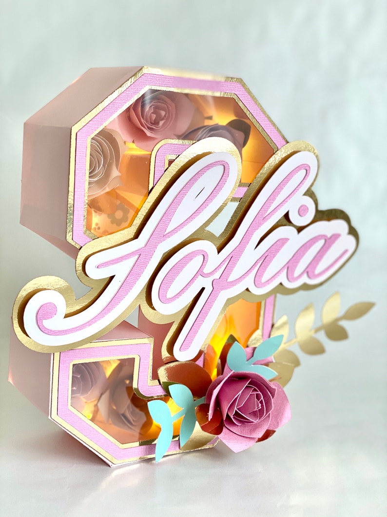 Personalized 3D Letters and Numbers, Custom Party Decorations, Themed ...