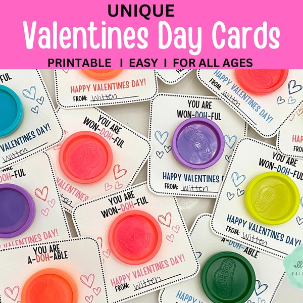 Play Doh Valentine - Etsy