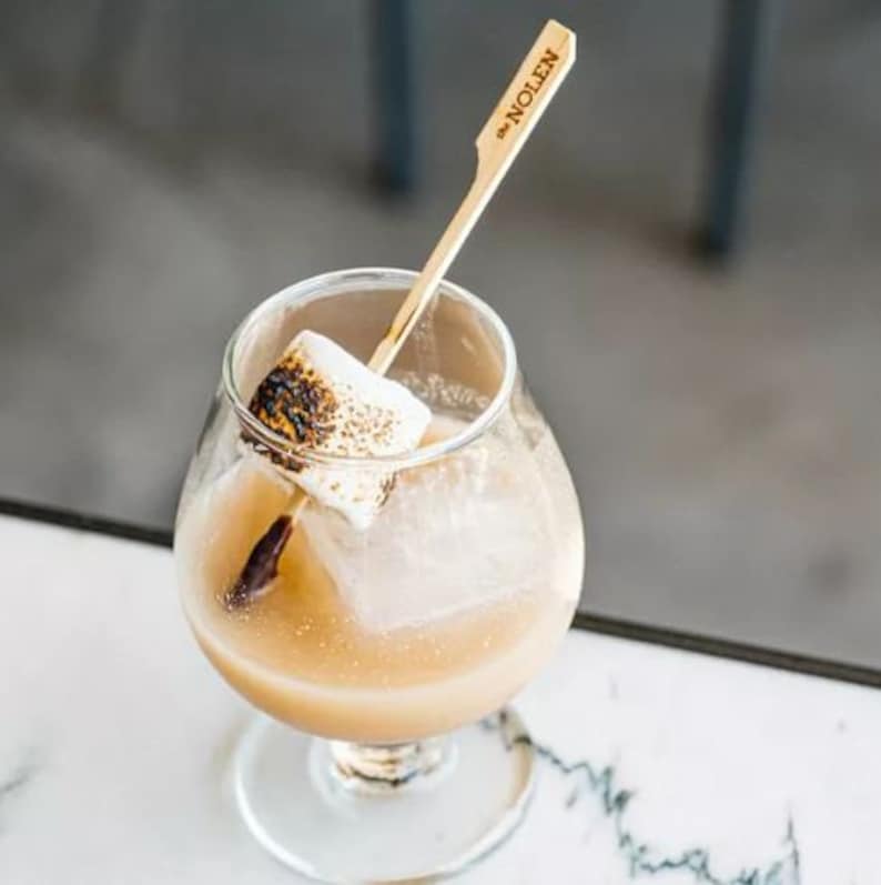 Custom Branded Cocktail Skewers: Color Printed Food Picks - Etsy