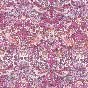 Liberty Fabric Tana Lawn (strawberry Thief Spring Pink) - Etsy