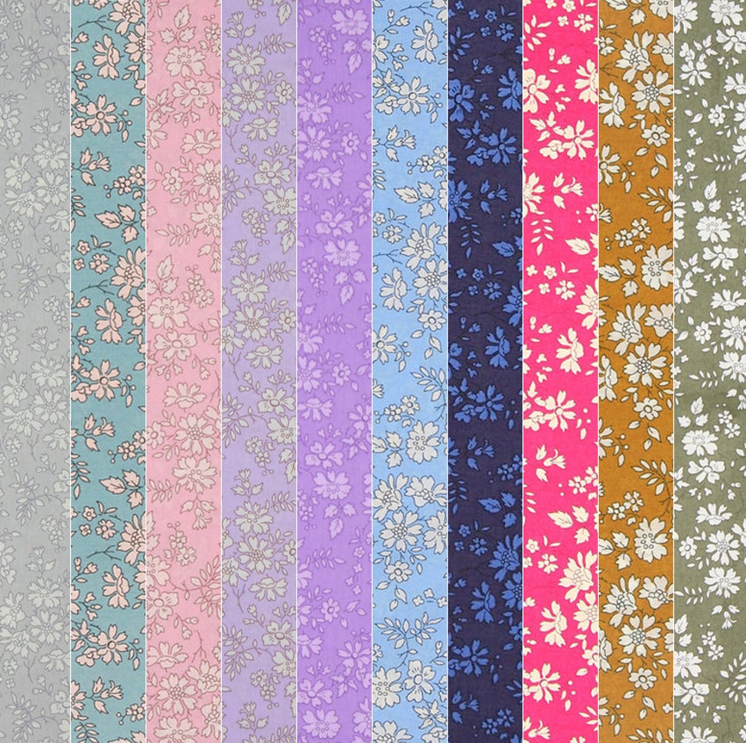 10 Piece Bundle Liberty Fabric Tana Lawn (capel) - Etsy