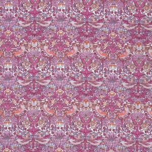 Liberty Fabric Tana Lawn (strawberry Thief Spring Pink) - Etsy