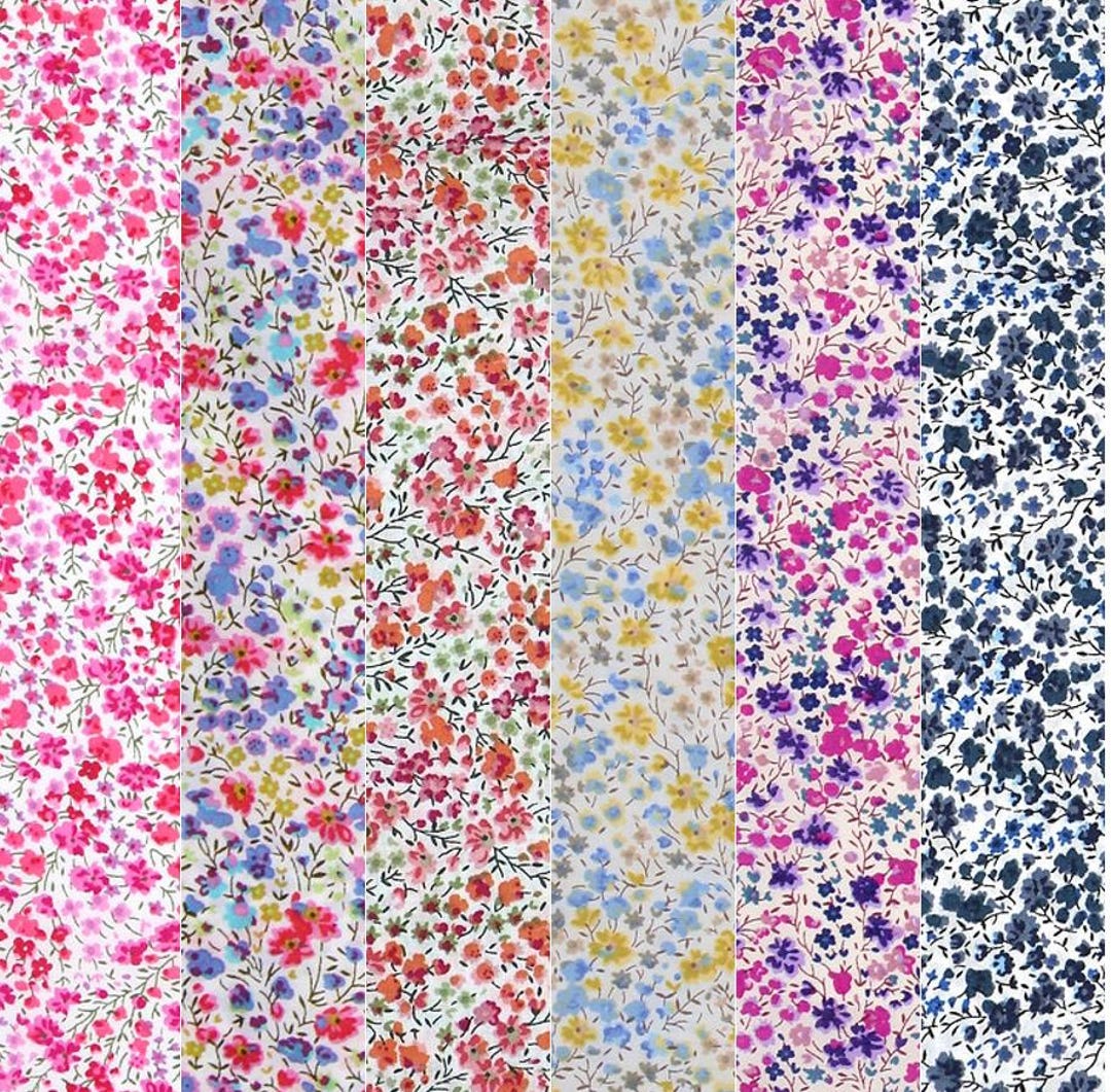 6 Piece Bundle Liberty Fabric Tana Lawn (phoebe) - Etsy