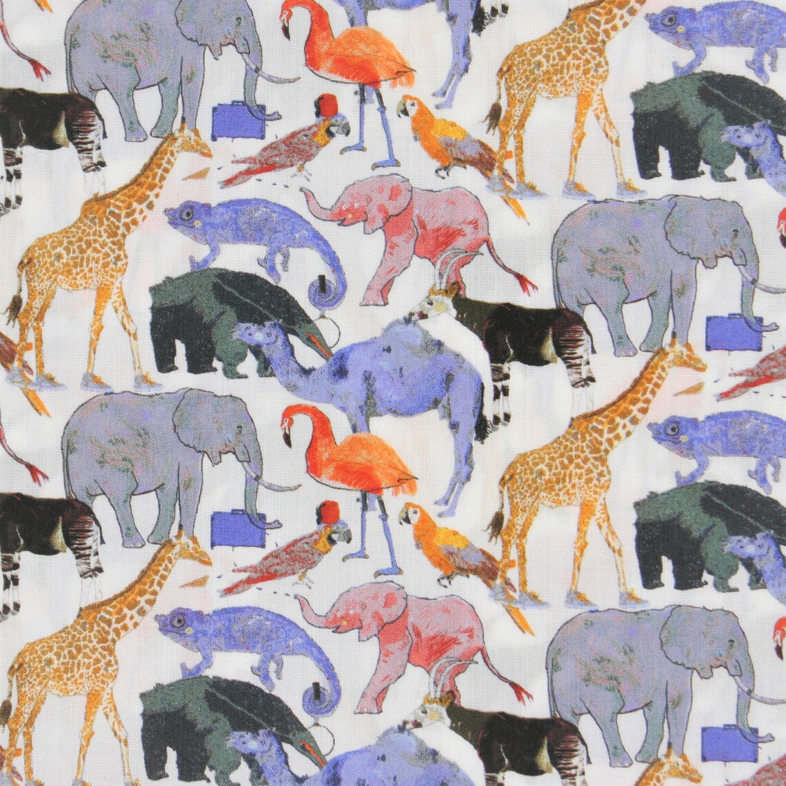 Liberty Fabric Tana Lawn (queue for the Zoo Orange) - Etsy