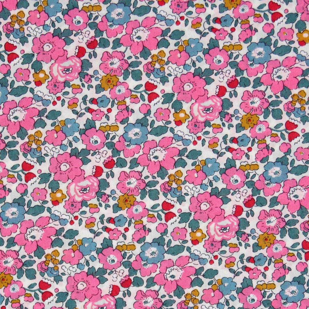 Liberty Fabric Tana Lawn (betsy Ann Pink) - Etsy