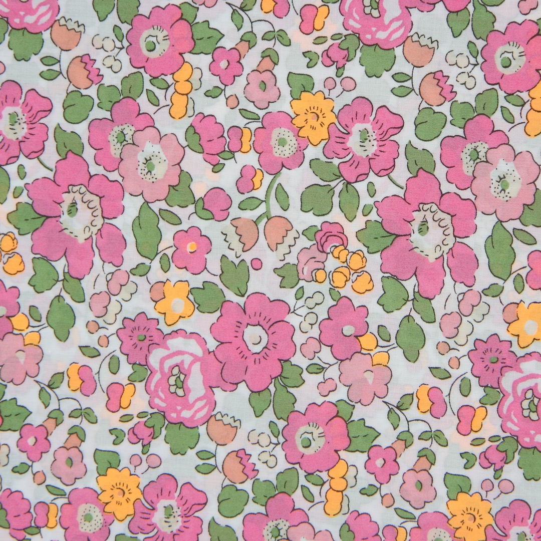 Liberty Fabric Tana Lawn (betsy Neon Orange) - Etsy