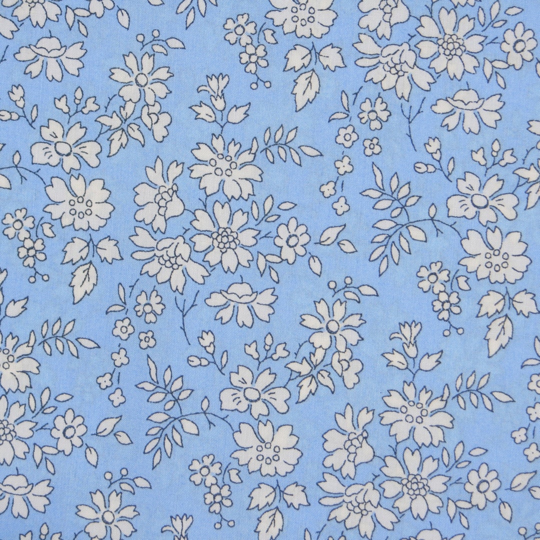 Liberty Fabric Tana Lawn (capel Blue) - Etsy
