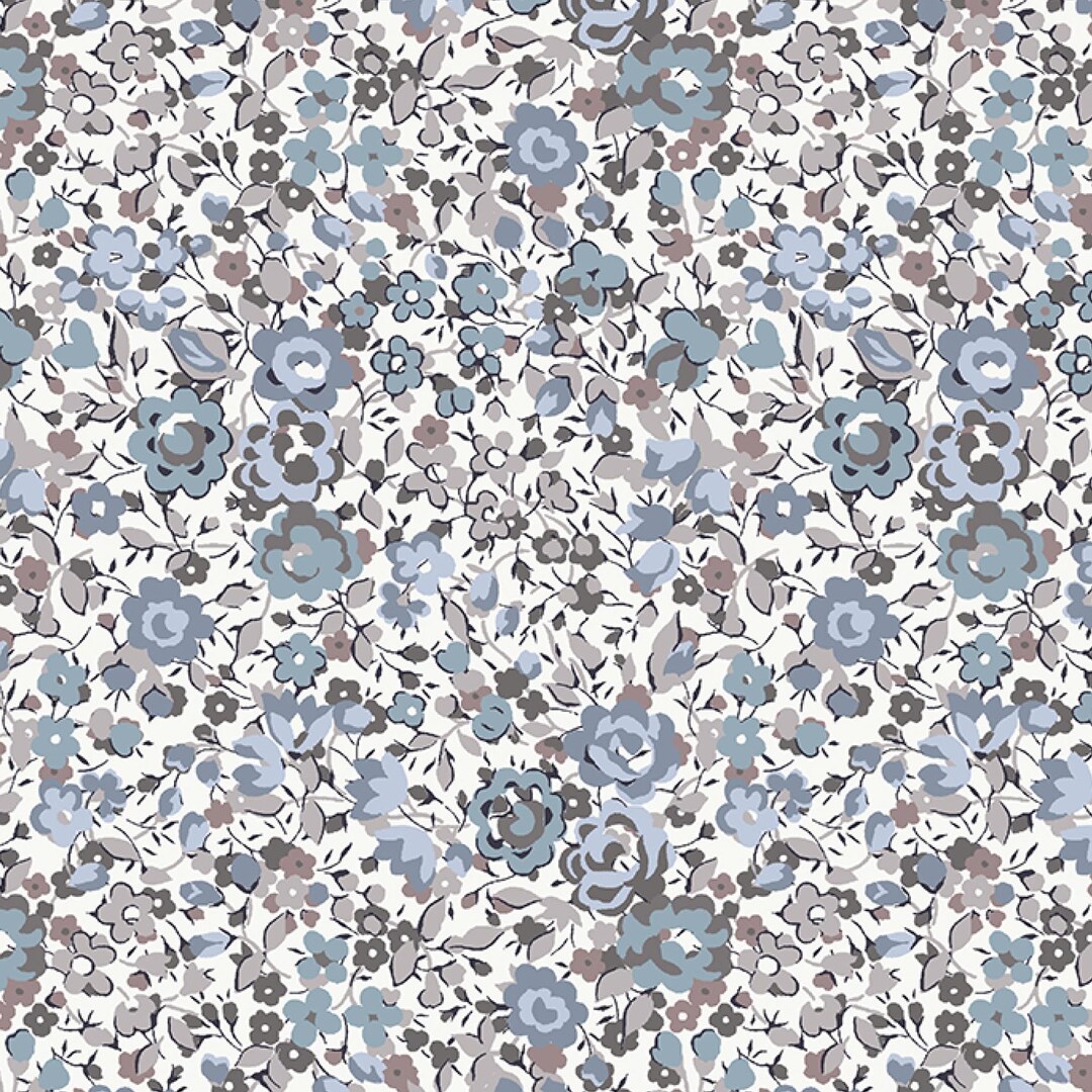 Liberty Fabric Tana Lawn (emma and Georgina Grey) - Etsy