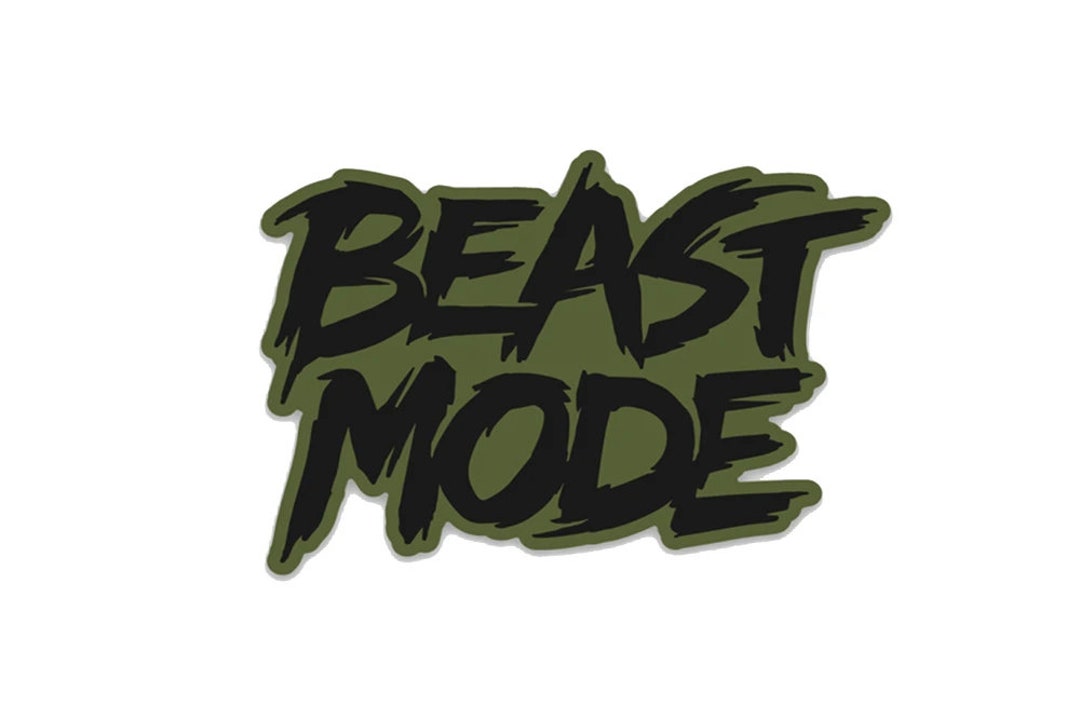 Beast Mode Sticker - Etsy