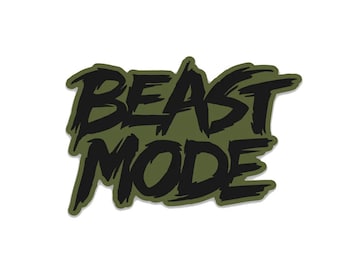 Beast Mode-1 Vinyl Decal Sticker Window Decal - Etsy
