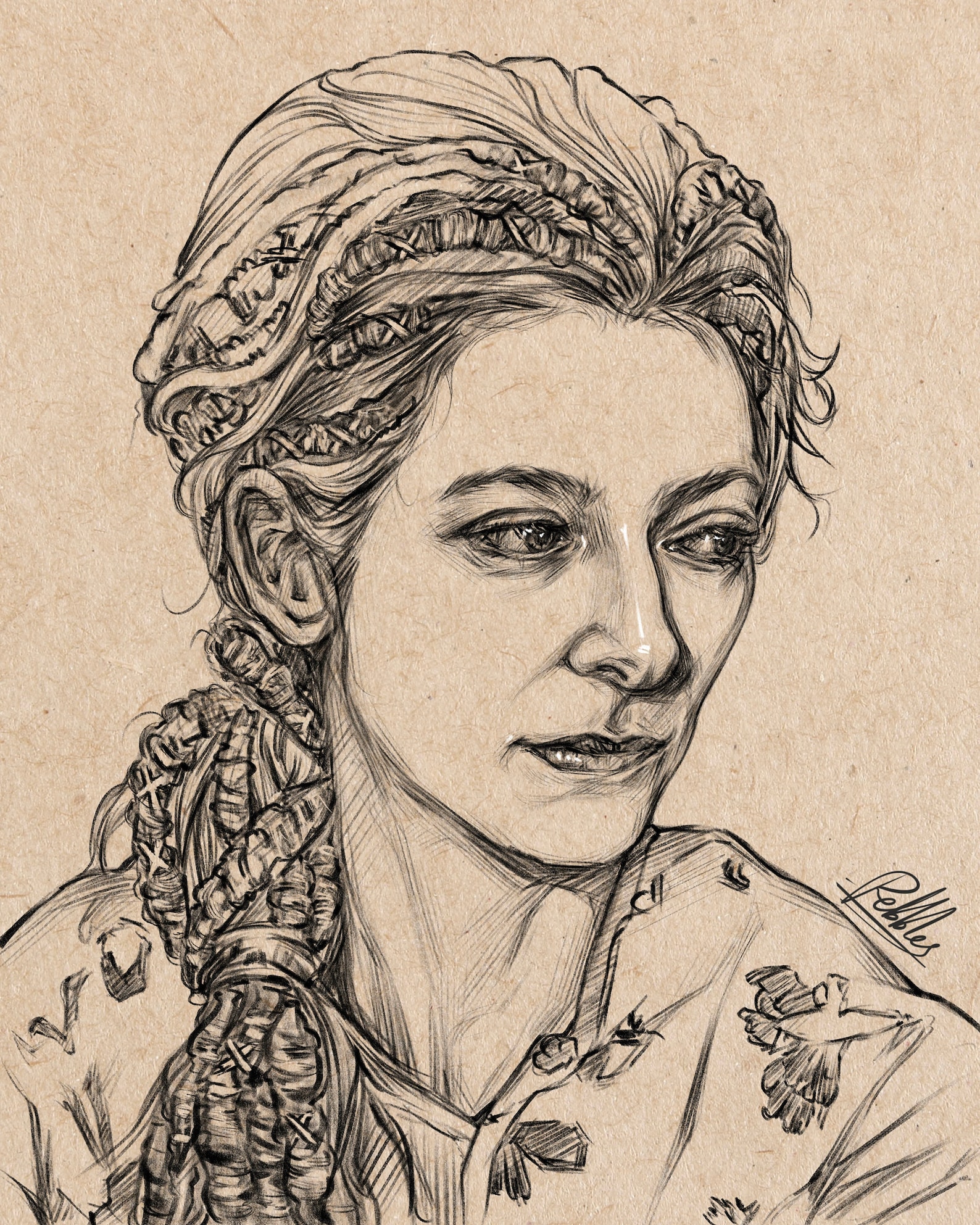 Custom Pencil Digital Portrait | Gift Idea | Realistic Painting From ...