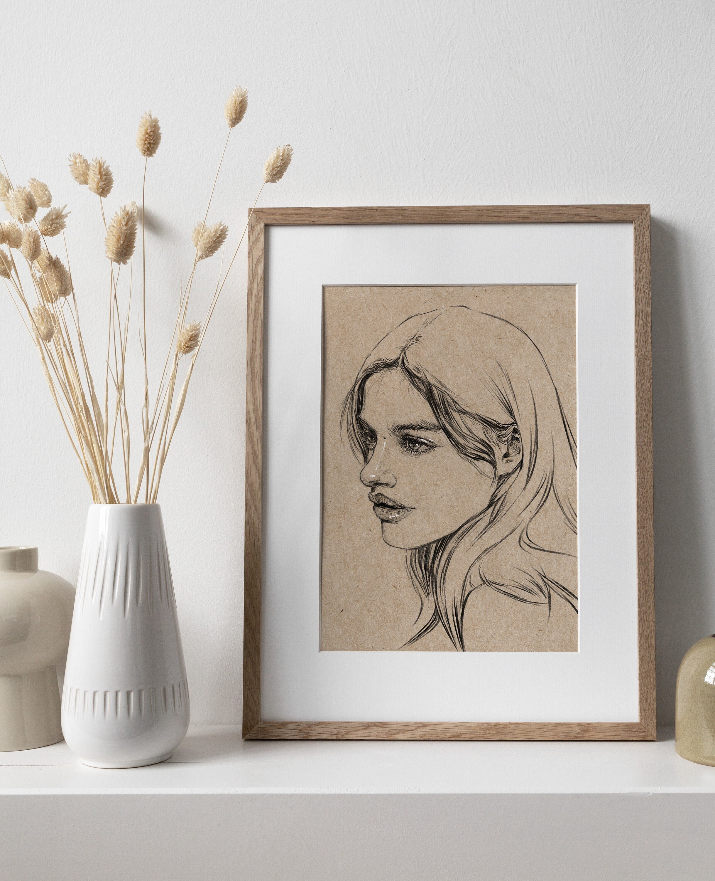 Custom Pencil Digital Portrait Gift Idea Realistic - Etsy