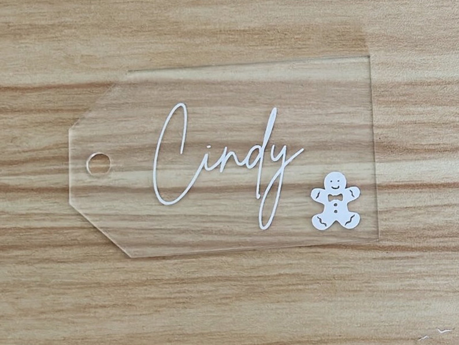 Personalized Christmas Gift Tags Acrylic Gift Tag Airport Nametag ...