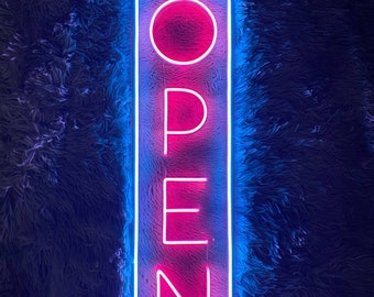 Vertical Open Sign Led - Etsy